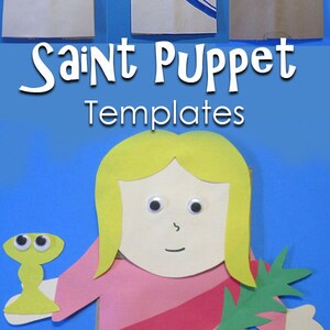 Saints Paper Bag Puppet Templates - Etsy