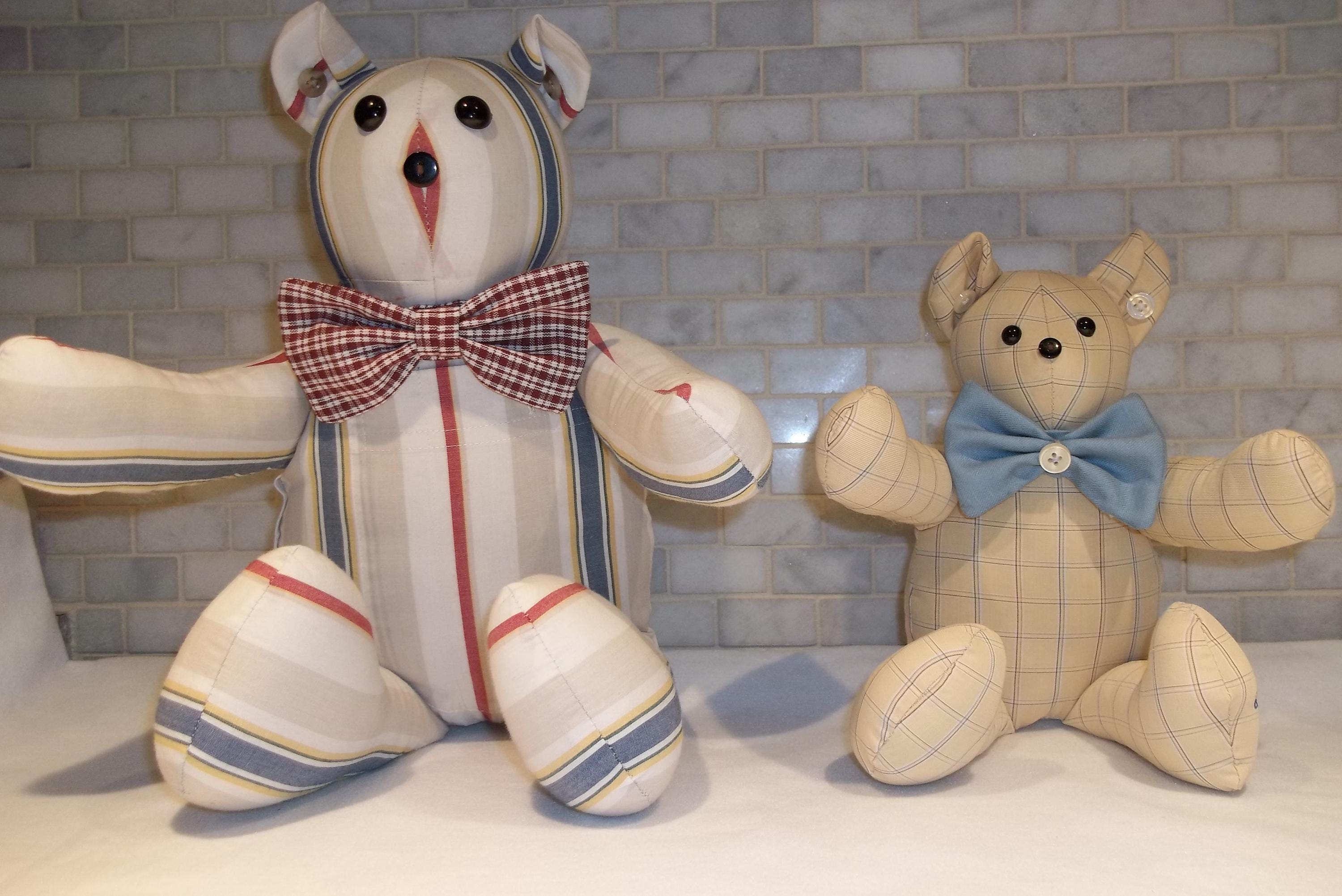 Memory Bear 12" : Keepsake Made From Loved One's Clothing (12 Inch, 6 ...