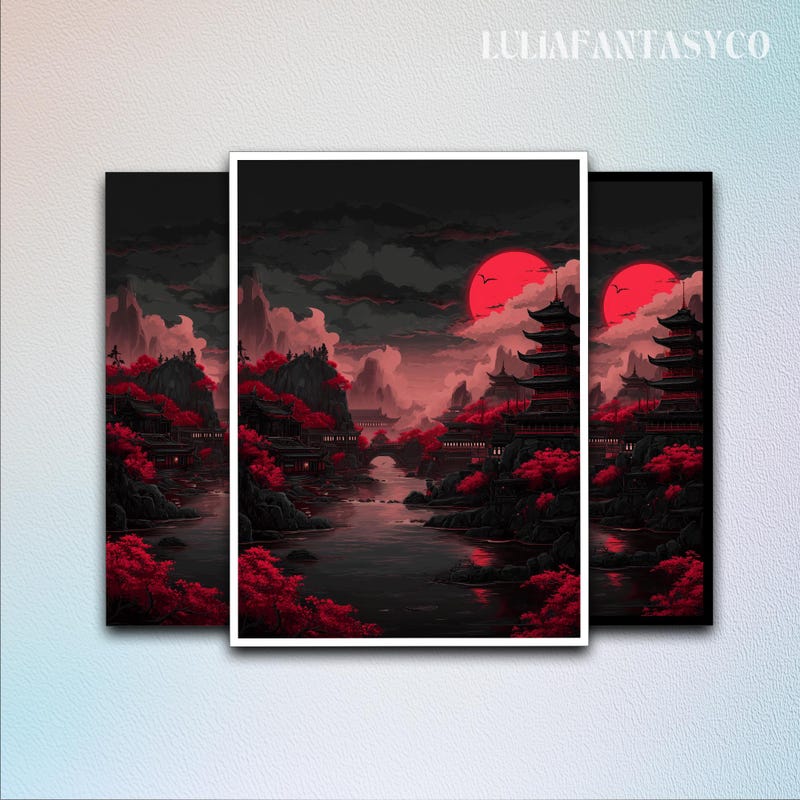 Mtg Sleeve Moon - Etsy