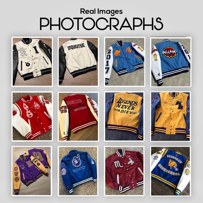 Custom Varsity Jacket Letterman , Chenille Patch School Team Jacket ...