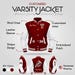 Custom Varsity Jacket Letterman , Chenille Patches and Custom Team Name ...
