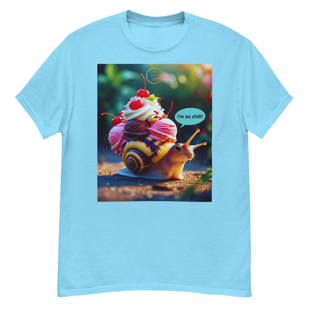 I’m so Chill! Ice-cream Snail Series - Etsy