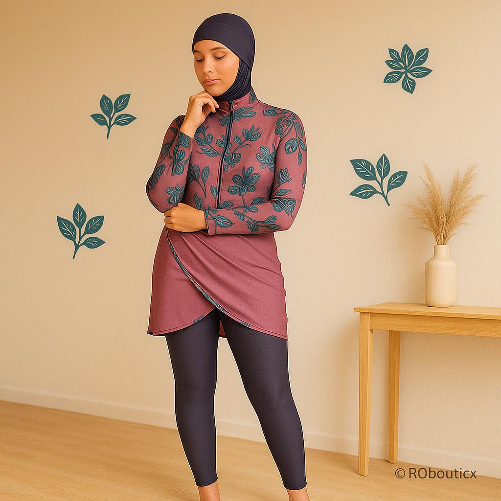 Modest Muslim Burkini Swimsuit for Women – Full Coverage, UPF 50 ...
