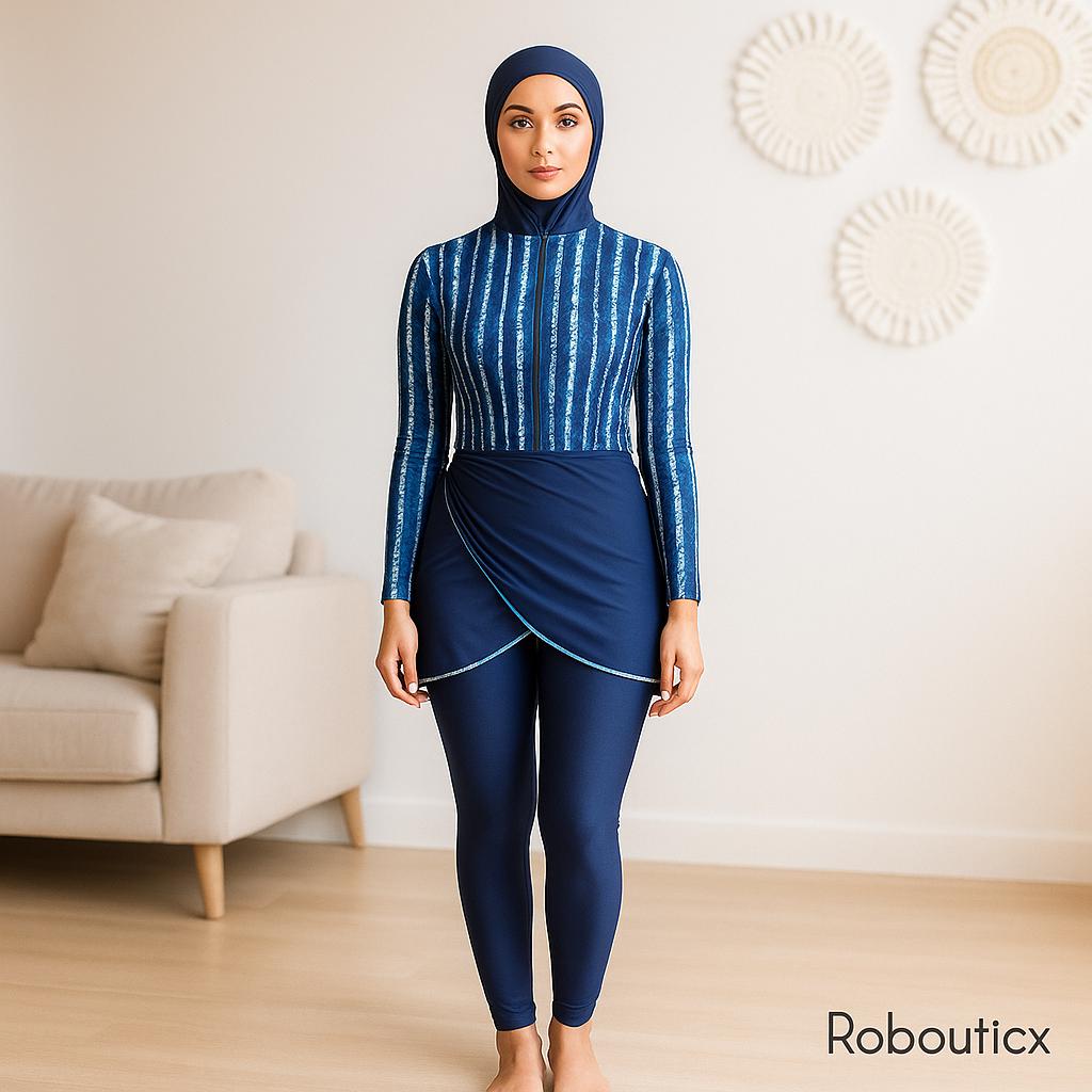 Modest Muslim Burkini Swimsuit for Women – Full Coverage, UPF 50 ...
