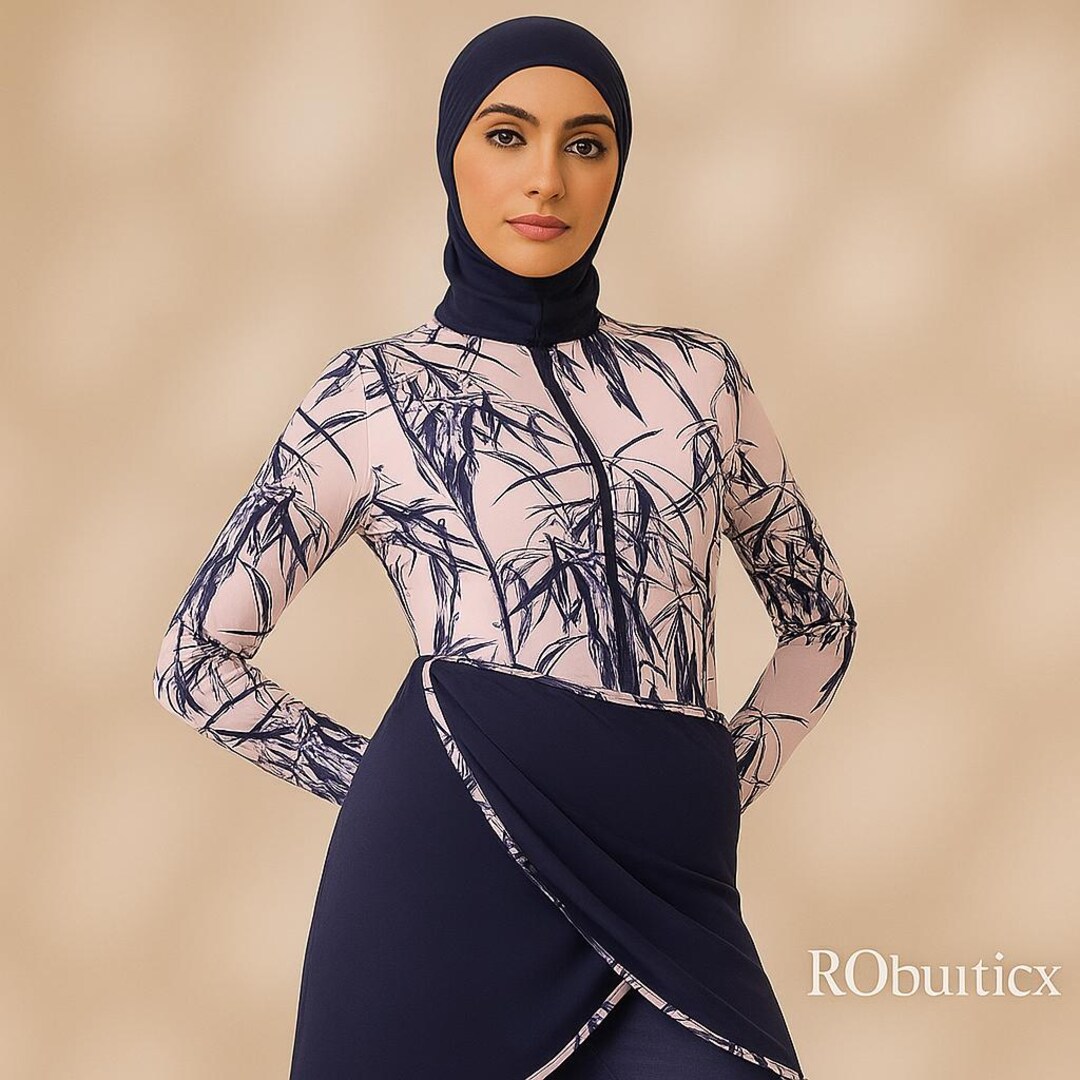 3-piece Modest Muslim Burkini for Women | Islamic Swimwear With ...
