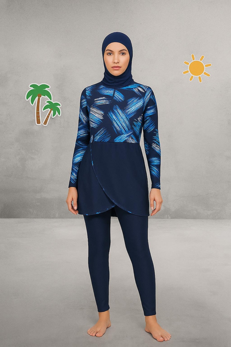 Modest Muslim Burkini Swimsuit for Women – Full Coverage, UPF 50 ...