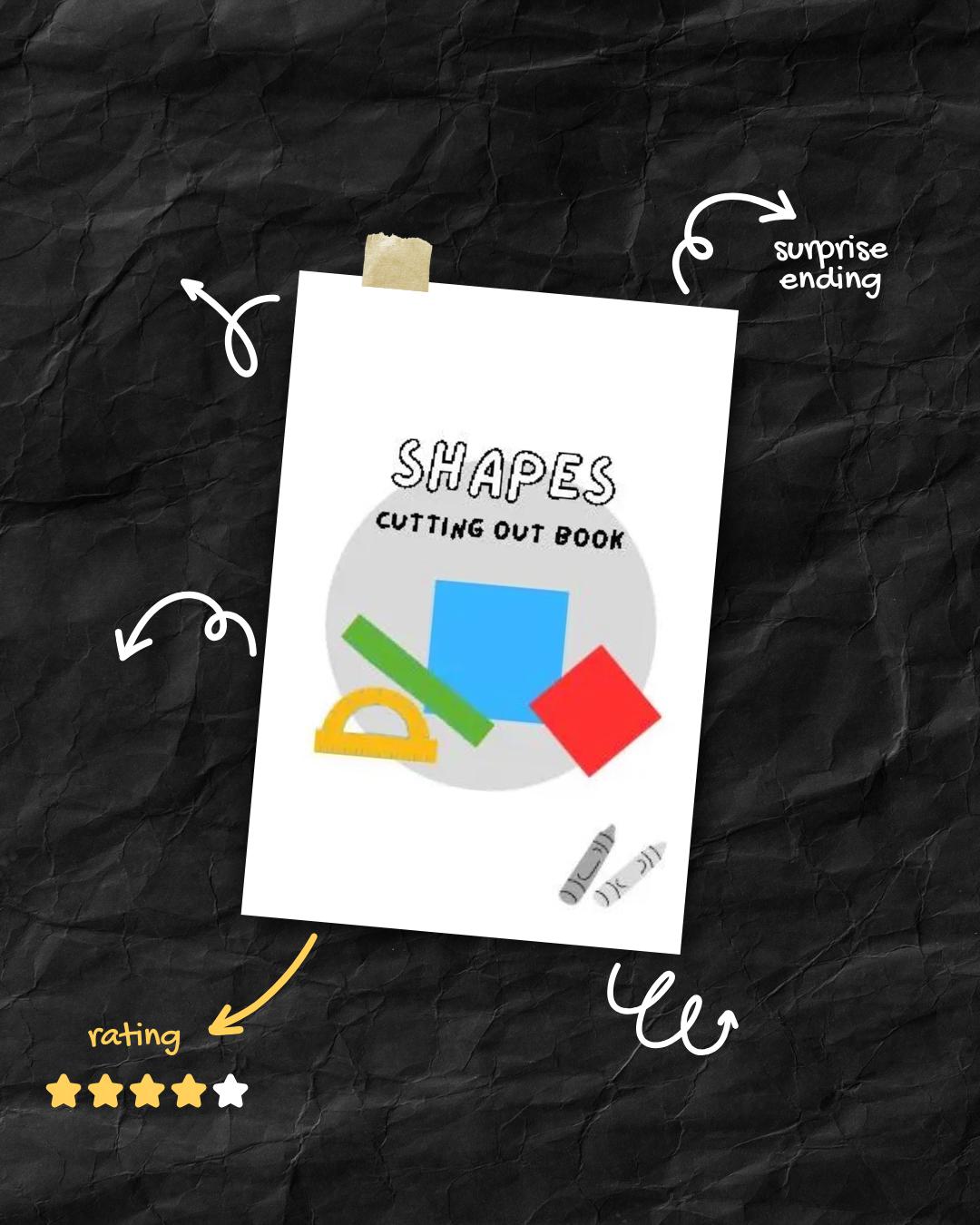 Shapes Cutting Out Book - Etsy