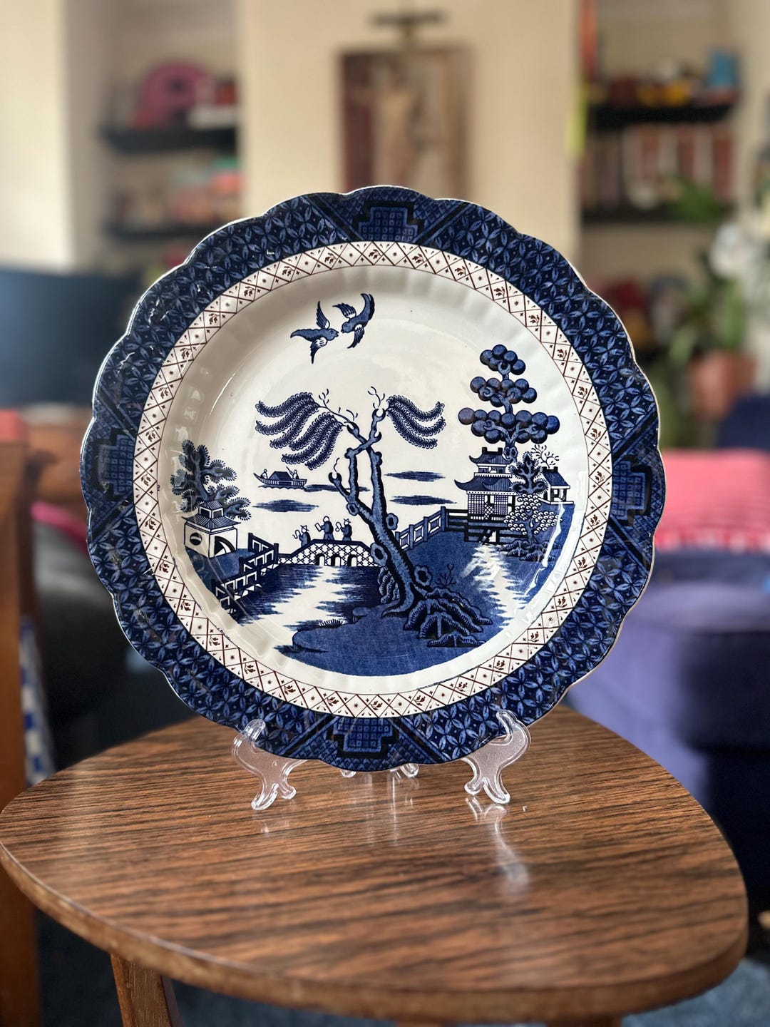 Vintage Booths “real Old Willow” A8025 Dinner Plate (30cm) | Blue ...