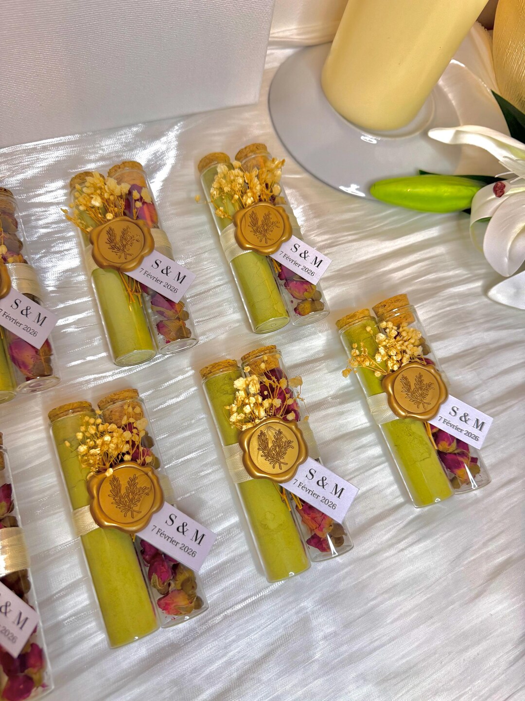 Henna and Rose Tube Favor - Chic Evening Gift, Personalized Gift for ...