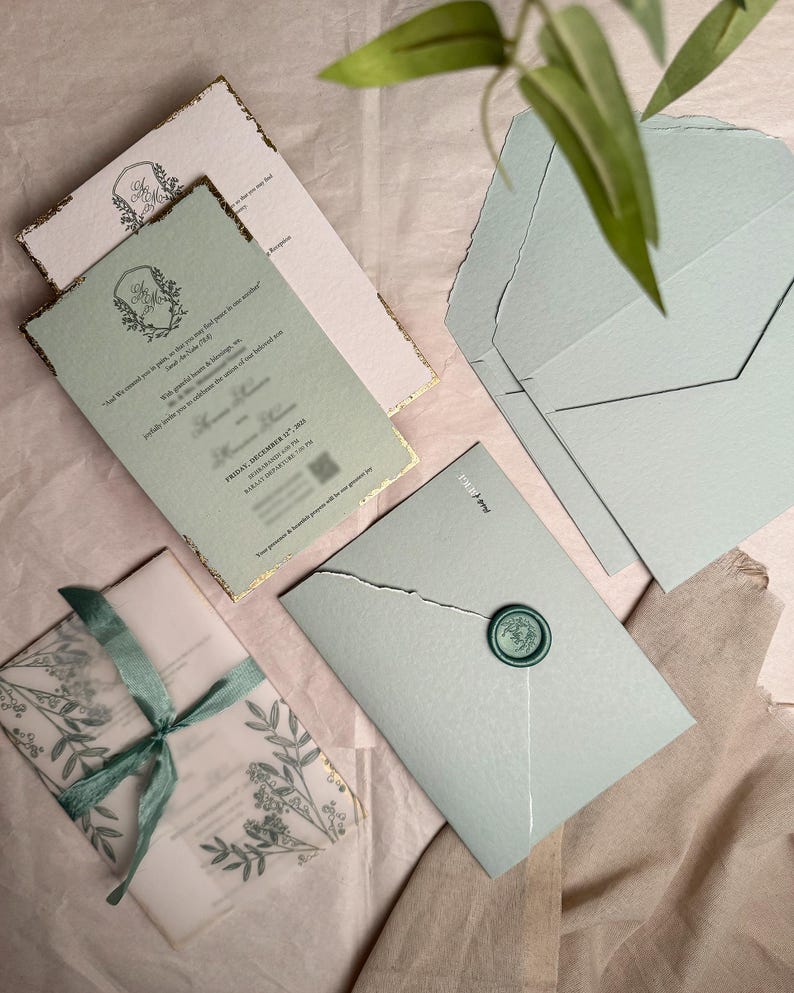 Classic Luxury Wedding Invitation Suite - the Laurel - Etsy Australia