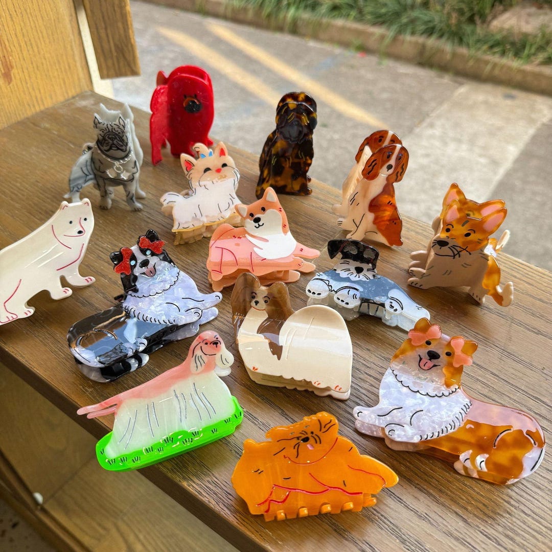 Corgi Claw Clip, Schnauzer Claw Clip,cute Dog Claw Clip,catching Claw ...
