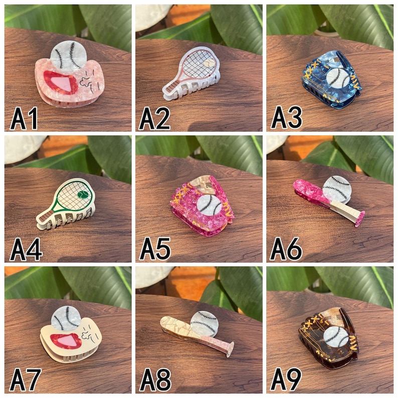 Tennis and Baseball Claw Clips, Racket Claw Clip,baseball Gloves Claw ...