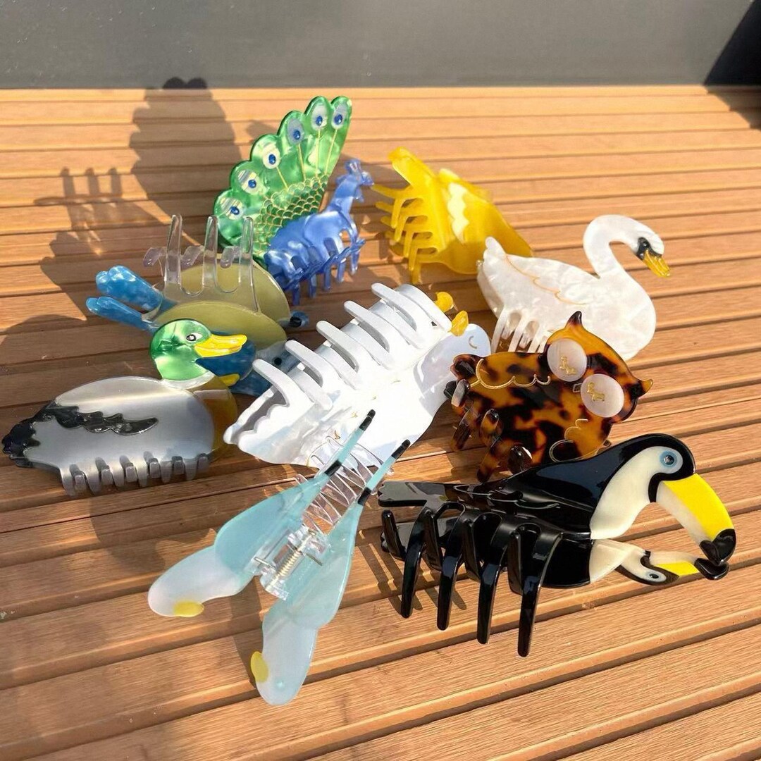 Bird Claw Clip, Peacock Claw Clip,parrotanimal Claw Clip,catching Claw ...