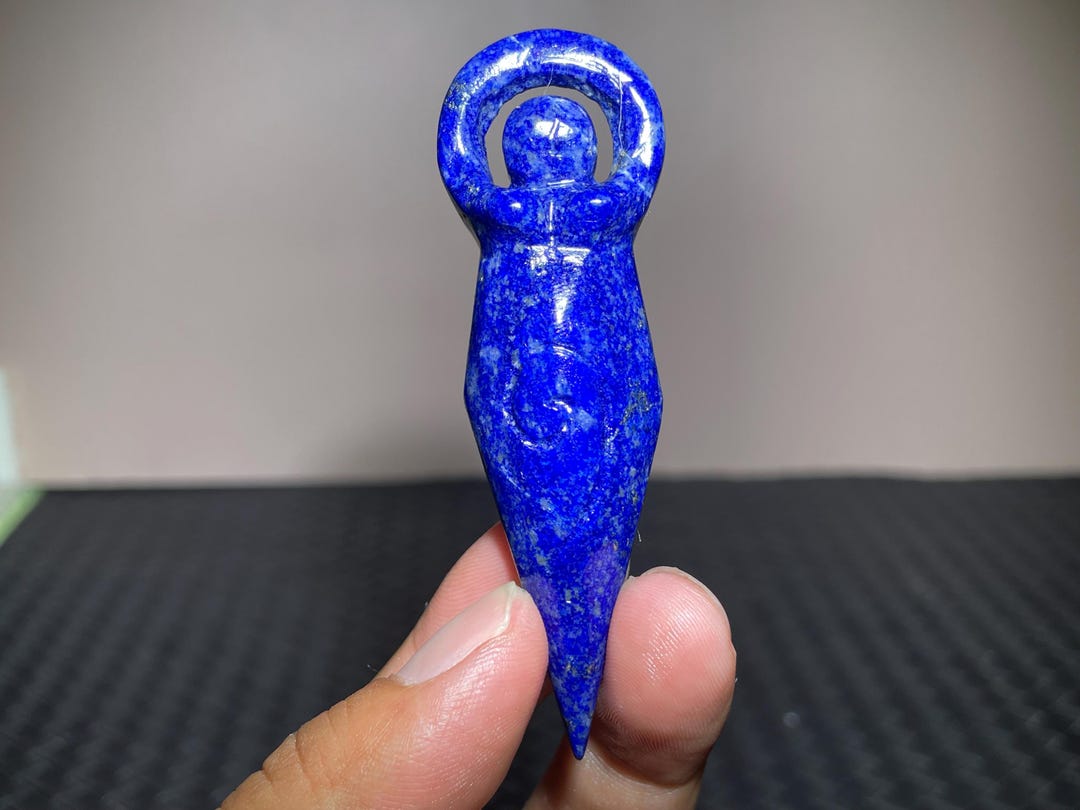 Lapis Lazuli Dancing Girl Figurine: Crystal Healing Decor (2.8") - Etsy