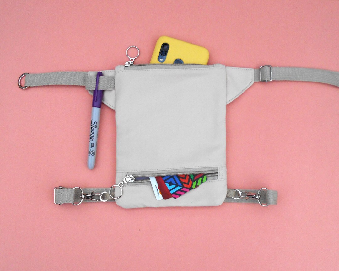 Discreet Thigh Bag to Wear Under Dress or Skirt, Garter Pocket Pouch ...