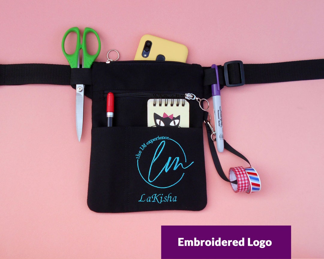 Logo Fanny Pack With Custom Embroidery, Hip Bag for Party Event Planner ...