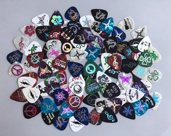 Cool guitar picks | Etsy