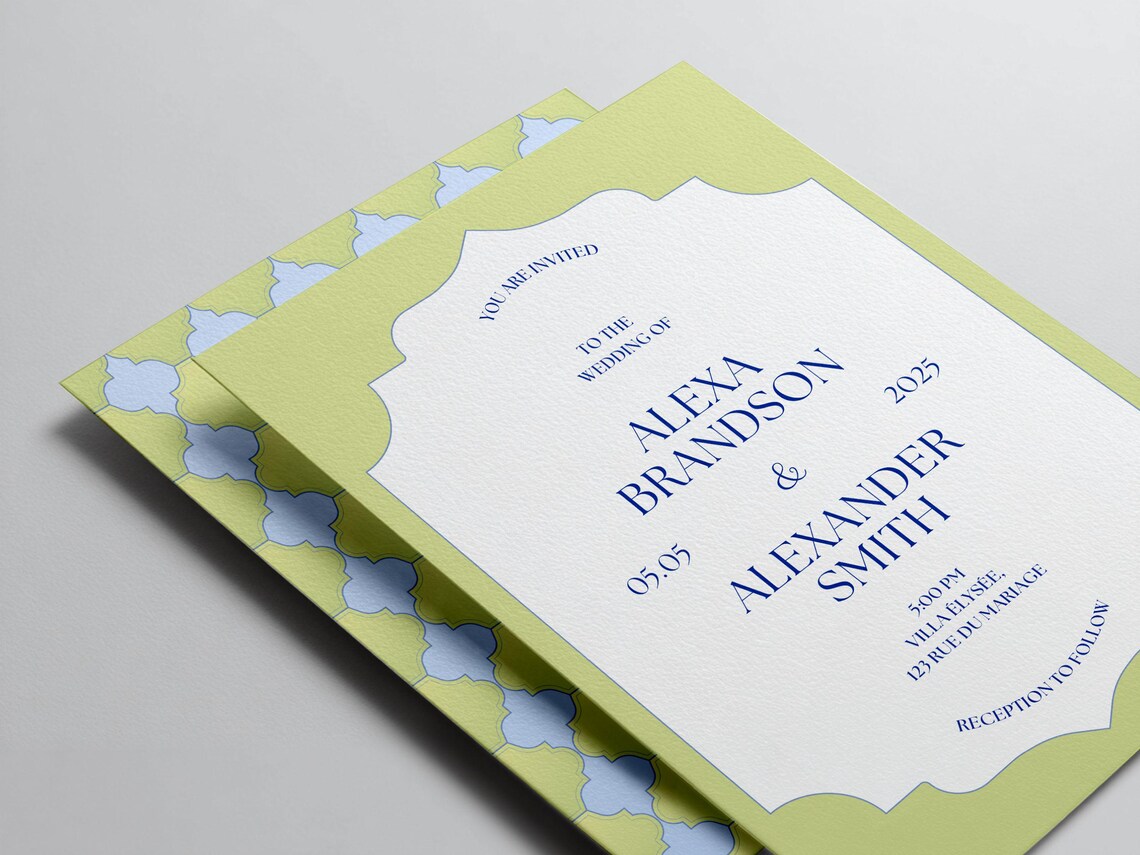 Bridgerton Wedding Invitation Template | Editable Canva Invite | Pastel ...