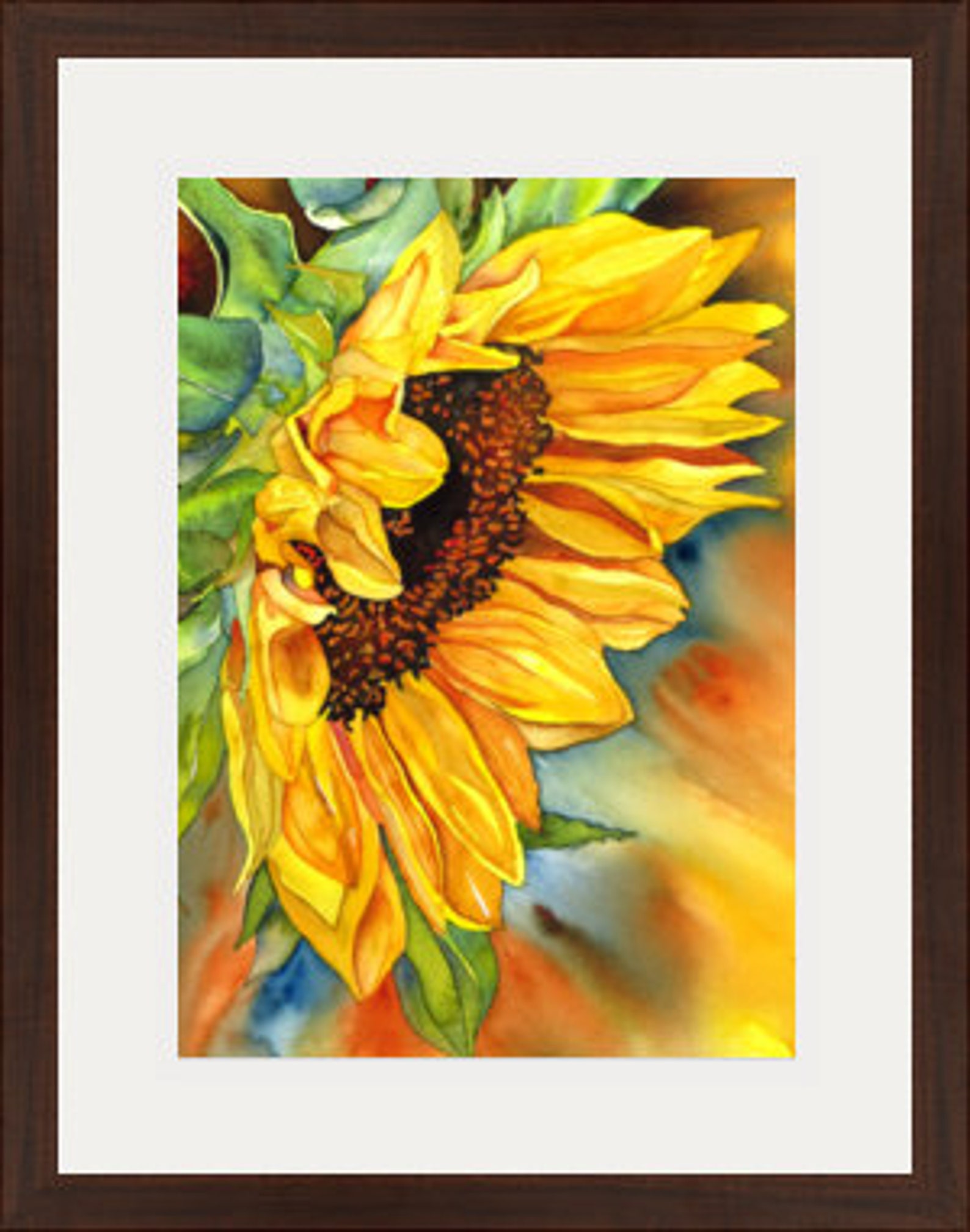 SUN DIVA Giclée Print of Watercolor Painting - Etsy