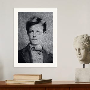 Arthur Rimbaud Illuminations Poster - French Poet Portrait Literary Art ...