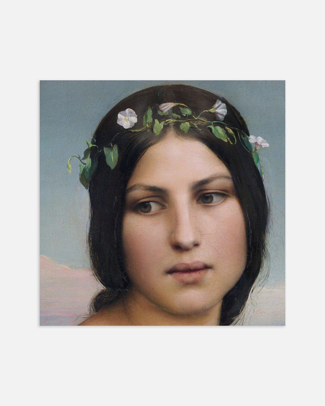 Fleur Des Champs Face Detail - Louis Janmot Art Print, Classical French ...