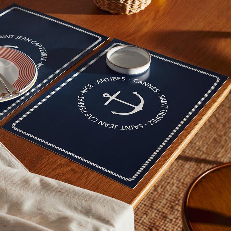 Nautical Place Mats - Etsy