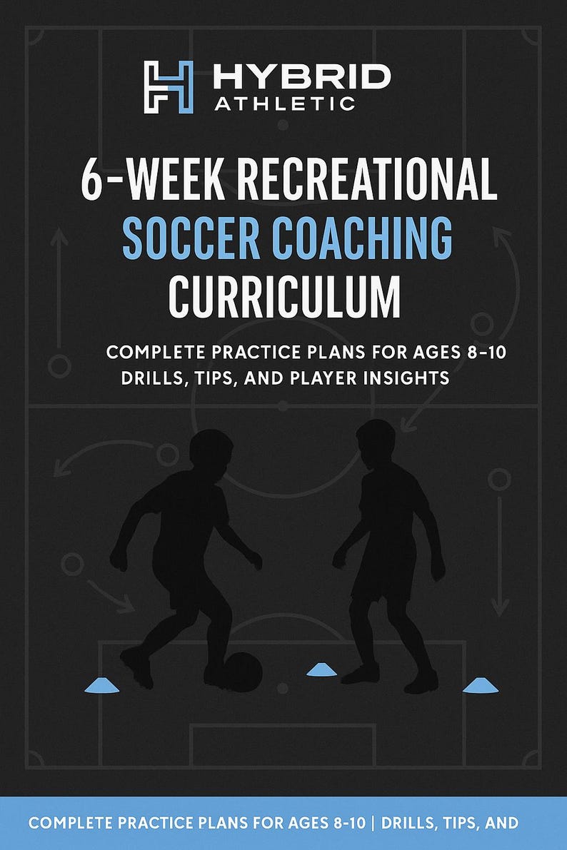 6-week Recreational Soccer Coaching Curriculum | Youth Practice Plan ...
