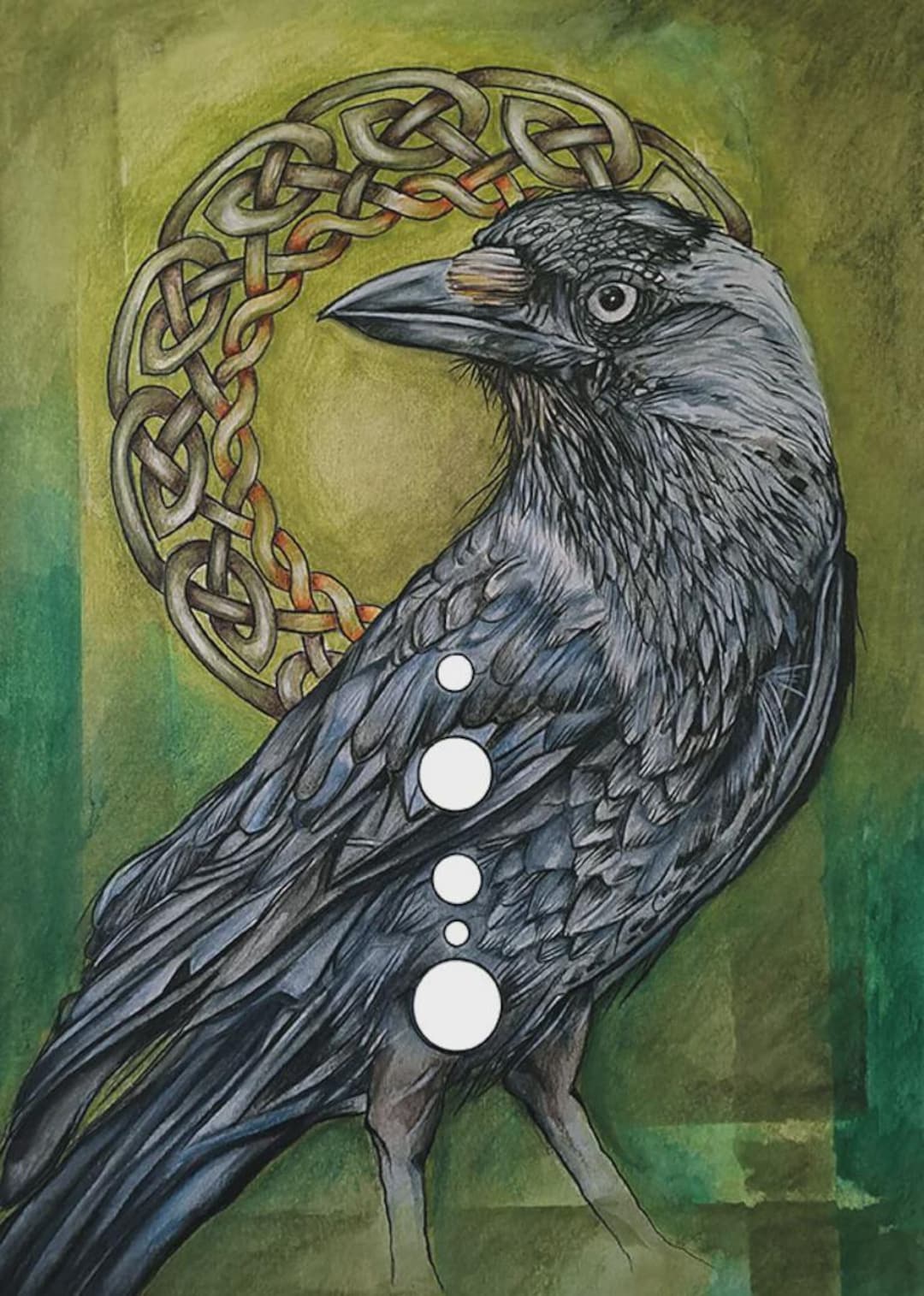 Jackdaw - A4 Art Print - Etsy