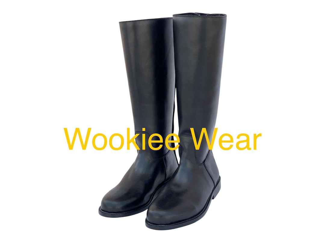 Darth Vader Inspired Leather Boots – Star Wars Cosplay Footwear for Men ...