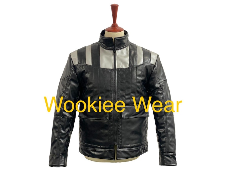 Dark Lord Inspired Leather Jacket, Sith Biker Style, Custom Fit Cosplay ...