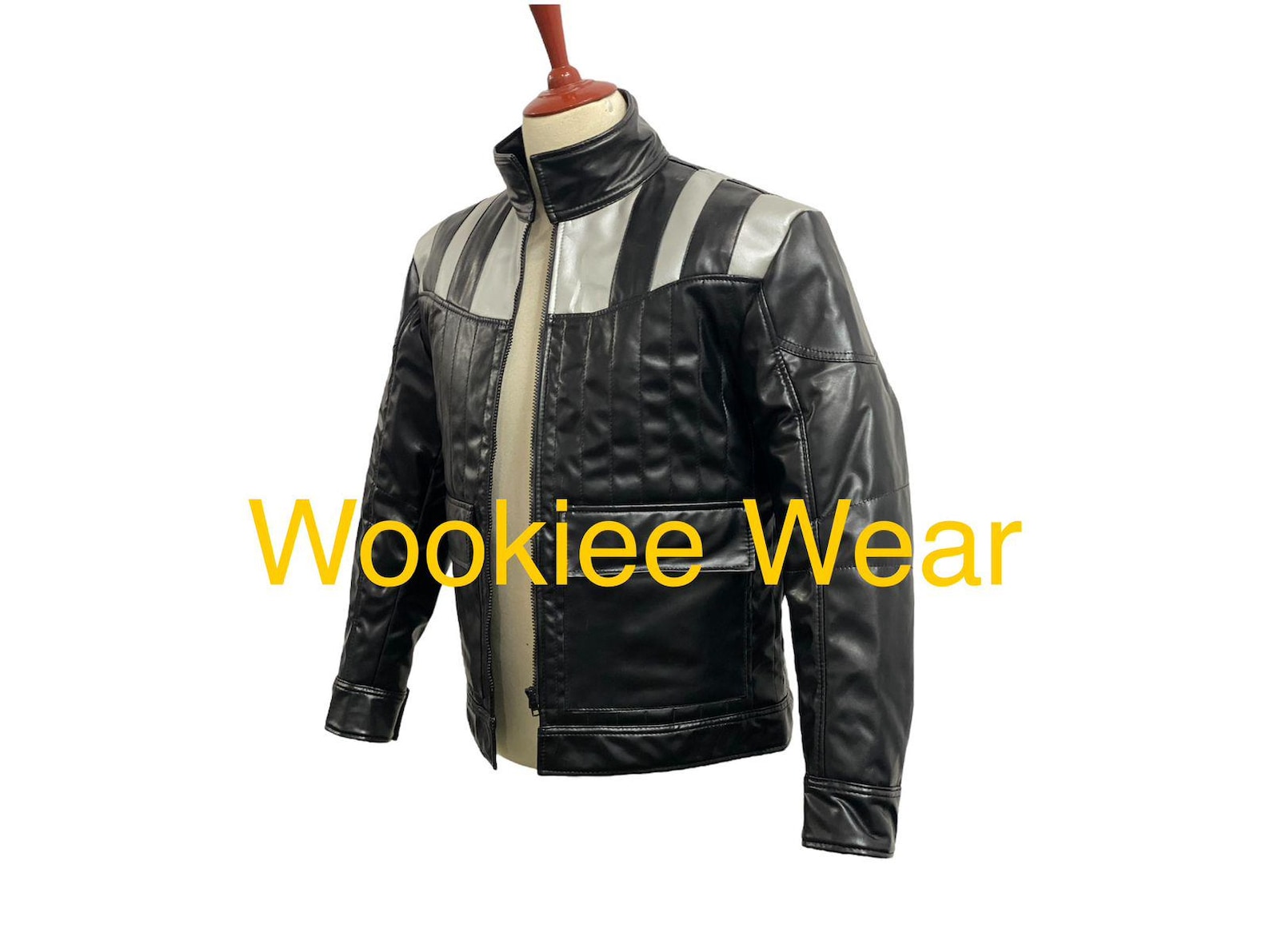 Dark Lord Inspired Leather Jacket, Sith Biker Style, Custom Fit Cosplay ...