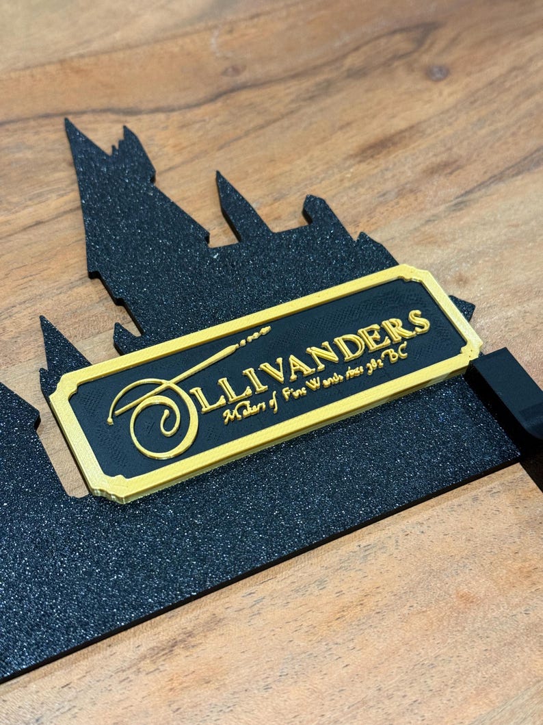 Wall-mounted Magic Wand Display Stand for Wizard Wands, 10 Slots - Etsy