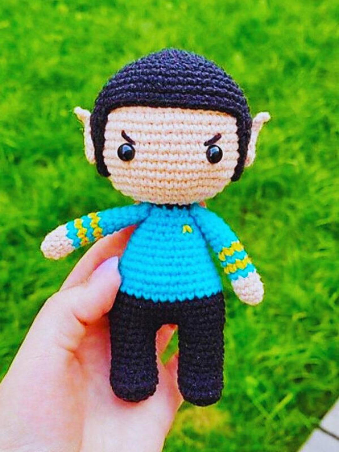 Crochet Pattern: Spock Star Trek Amigurumi Pattern PDF Instant Download ...