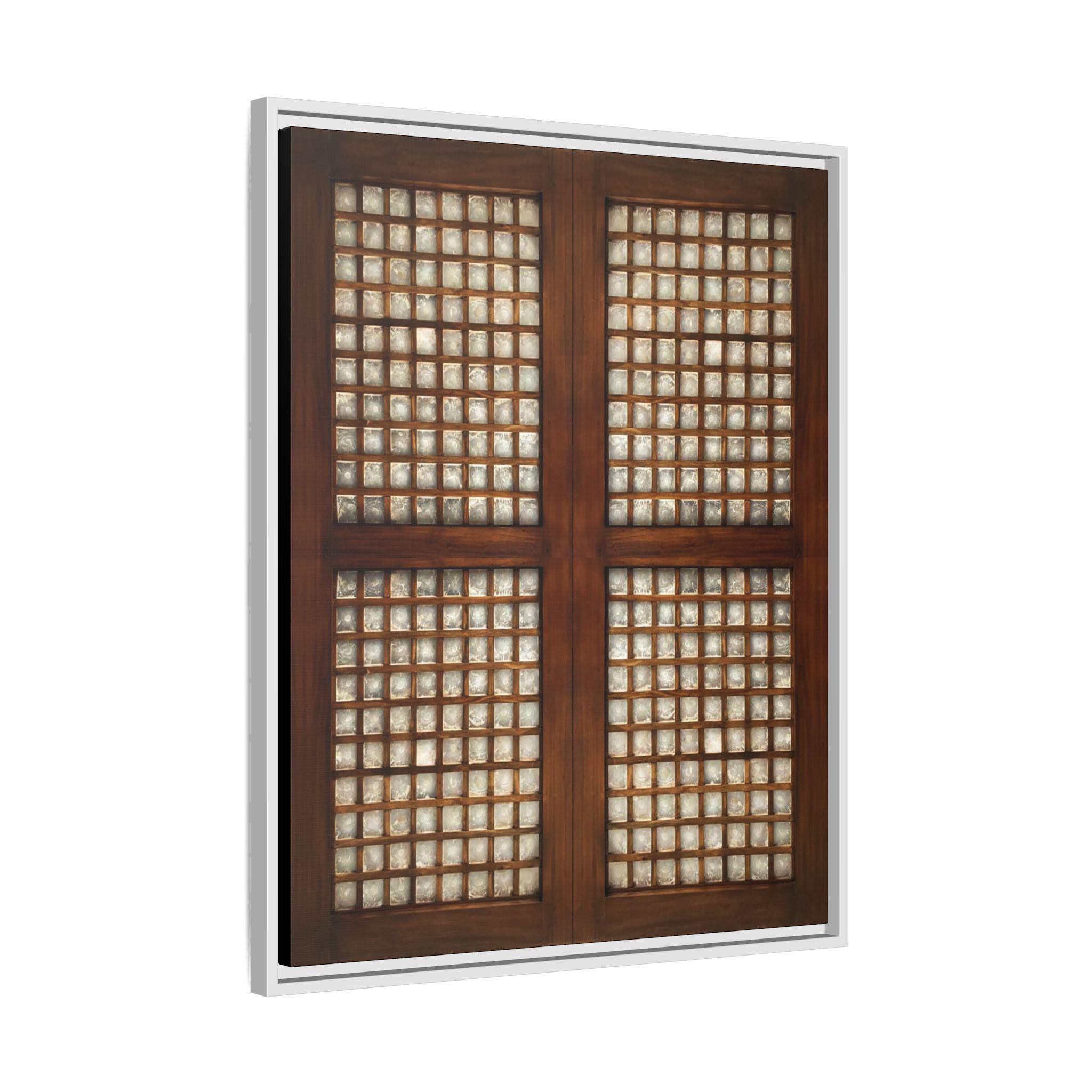 Canvas Wall Art, Philippine Capiz Window Spanish Colonial Design ...