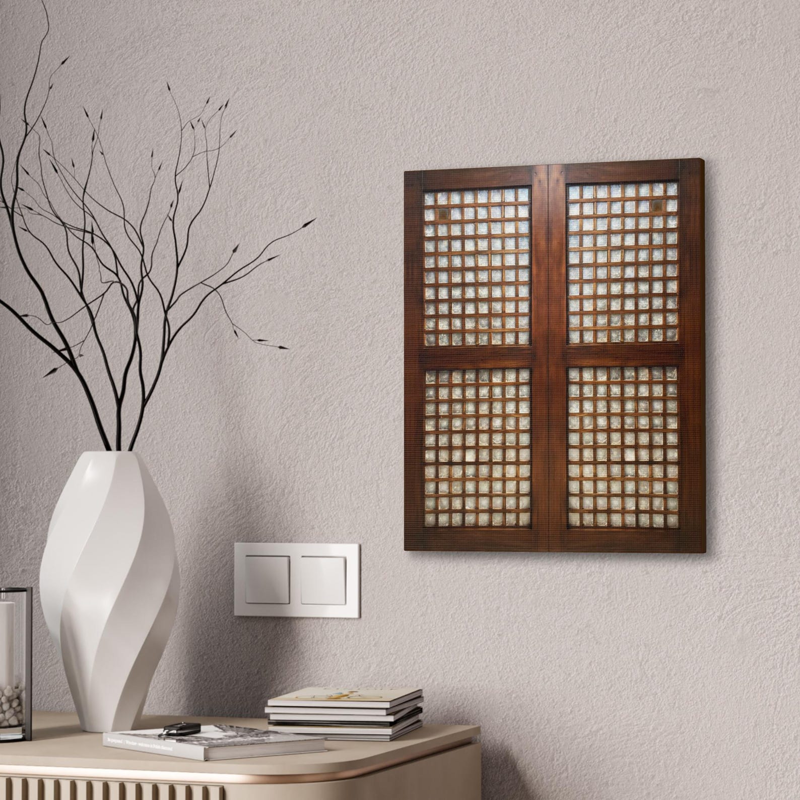 Canvas Print Wall Art Capiz Window Filipino Philippine Classic Spanish ...