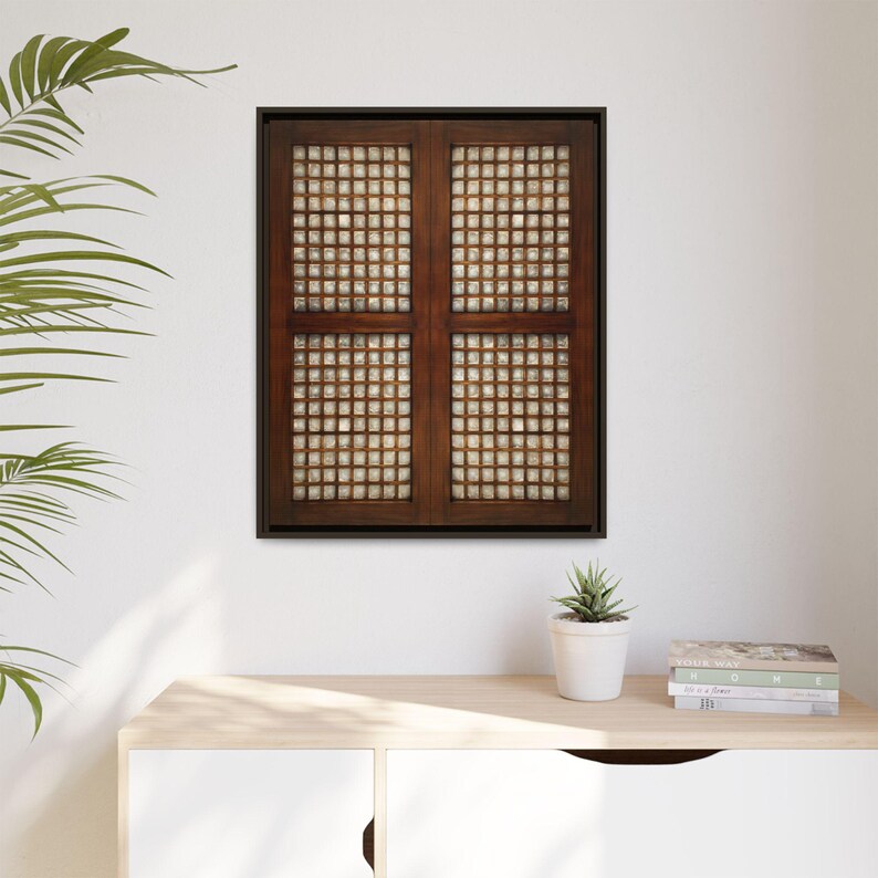 Canvas Wall Art, Philippine Capiz Window Spanish Colonial Design ...