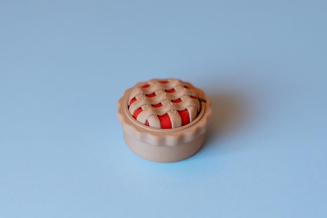 Cherry Pie Fidget Clicker With Spinning Top With Wrist Strap or ...