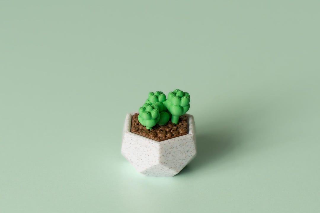 Succulent Fidget Clicker With Wrist Strap or Keychain - Etsy