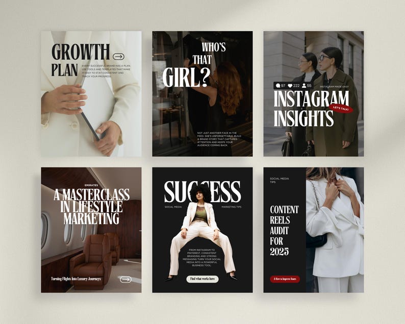 Social Media Manager Instagram Templates, Social Media Manager ...