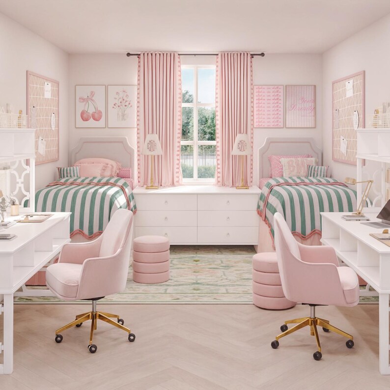 The Amelie Dorm Decor Design Kit – Aesthetic Dorm Room Shopping Guide ...