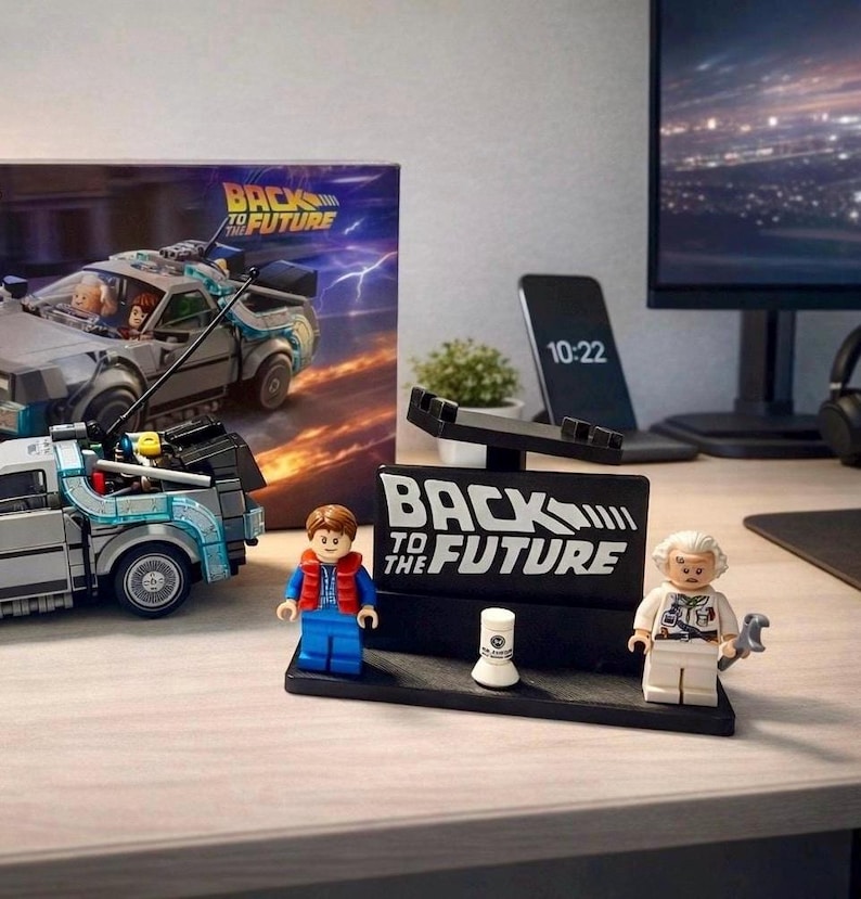 Display Stand for Speed Champions 77256 Time Machine From Back to the ...