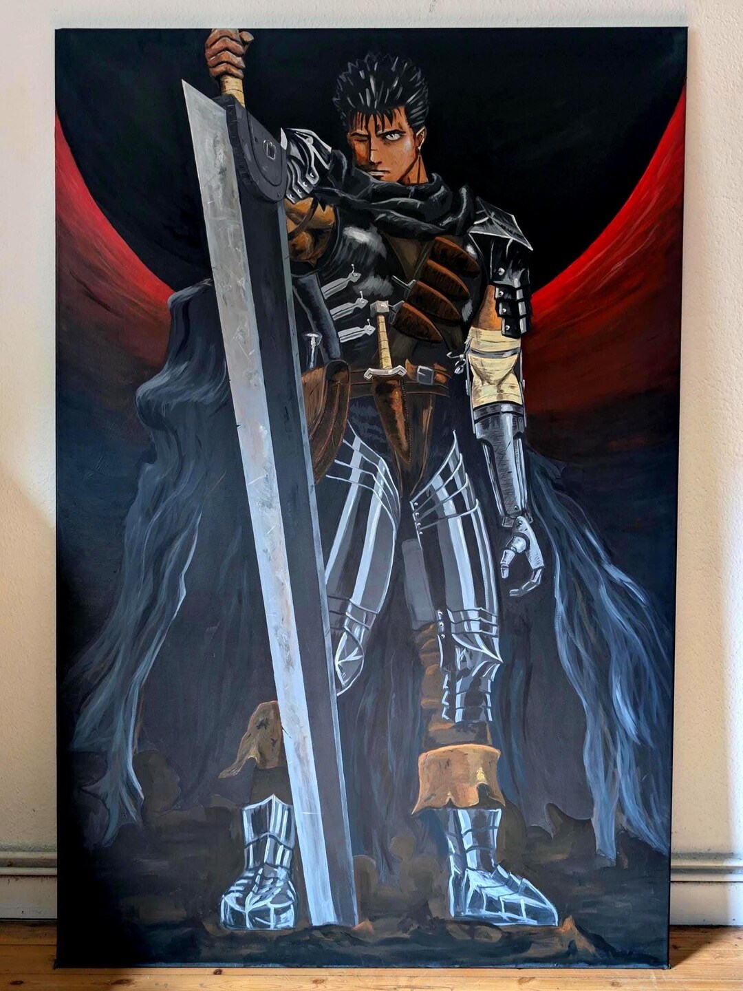 Berserk Guts Painting - Etsy