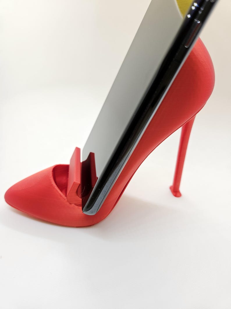 3D Printed Stiletto Phone Stand: Fierce Desk Accessory - Etsy
