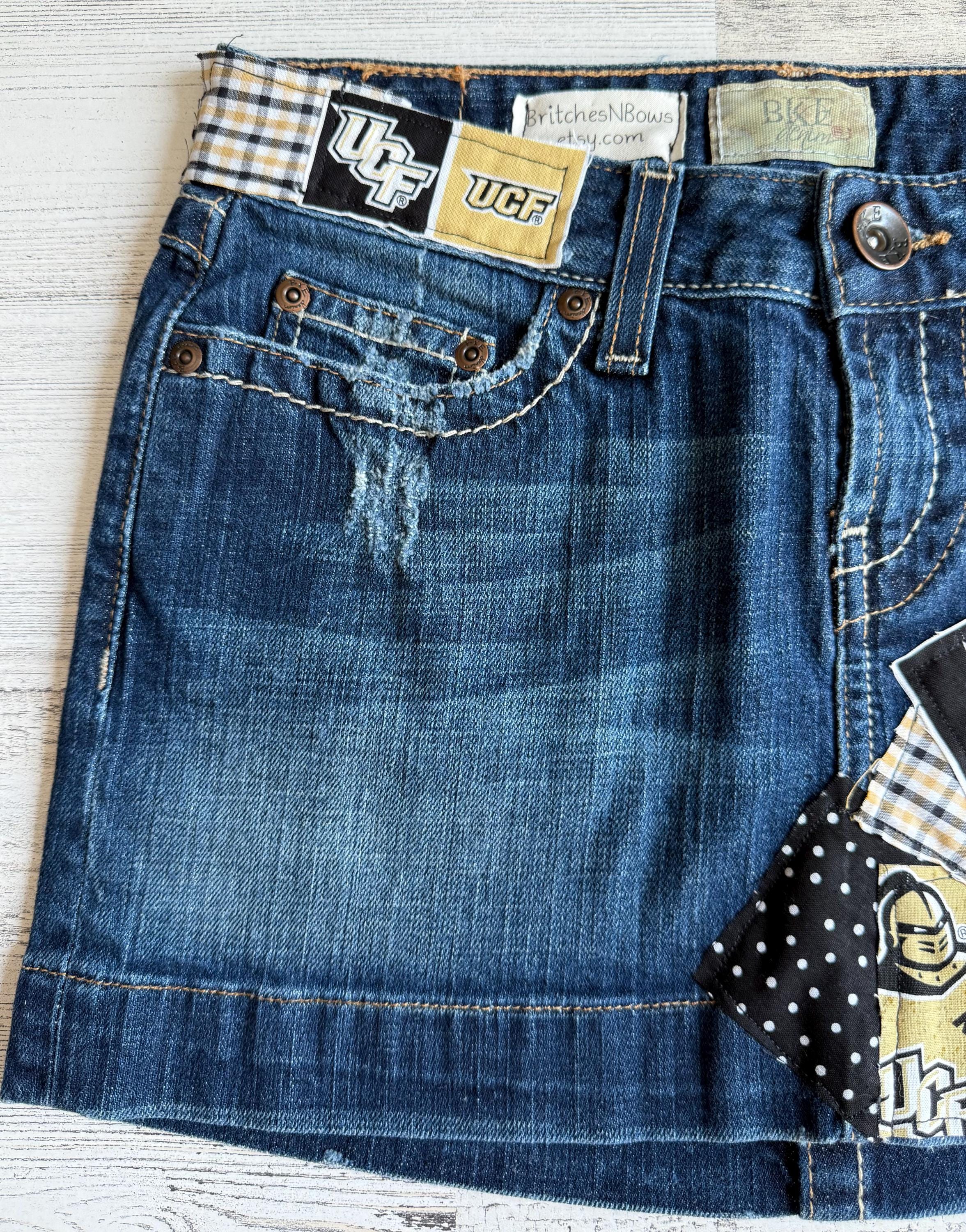 University of Central Florida UCF Knights Themed Custom Patch Denim ...