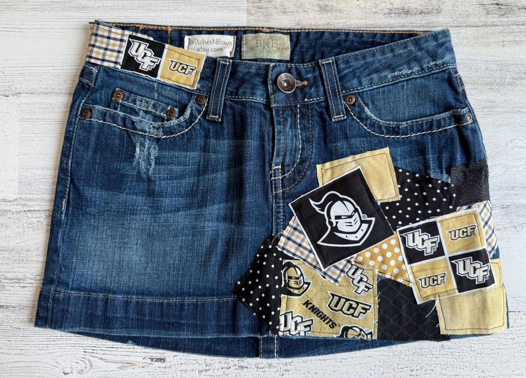 University of Central Florida UCF Knights Themed Custom Patch Denim ...