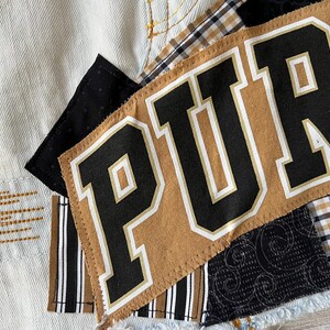 Purdue University Boilermakers Patch Denim Skirt Ladies Size 8 Rush ...
