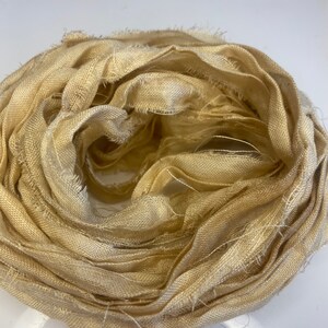 10 Yds 100% Cotton Ribbon Soft Banana Colored Cotton Ribbon Dye-able ...