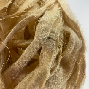 10 Yds 100% Cotton Ribbon Soft Banana Colored Cotton Ribbon Dye-able ...