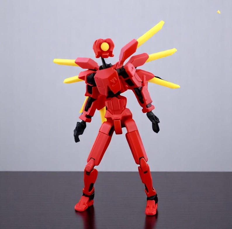 Ultrakill V1 V2 V3 V4 Figures – 3D Printed Robot Toys, Articulated ...