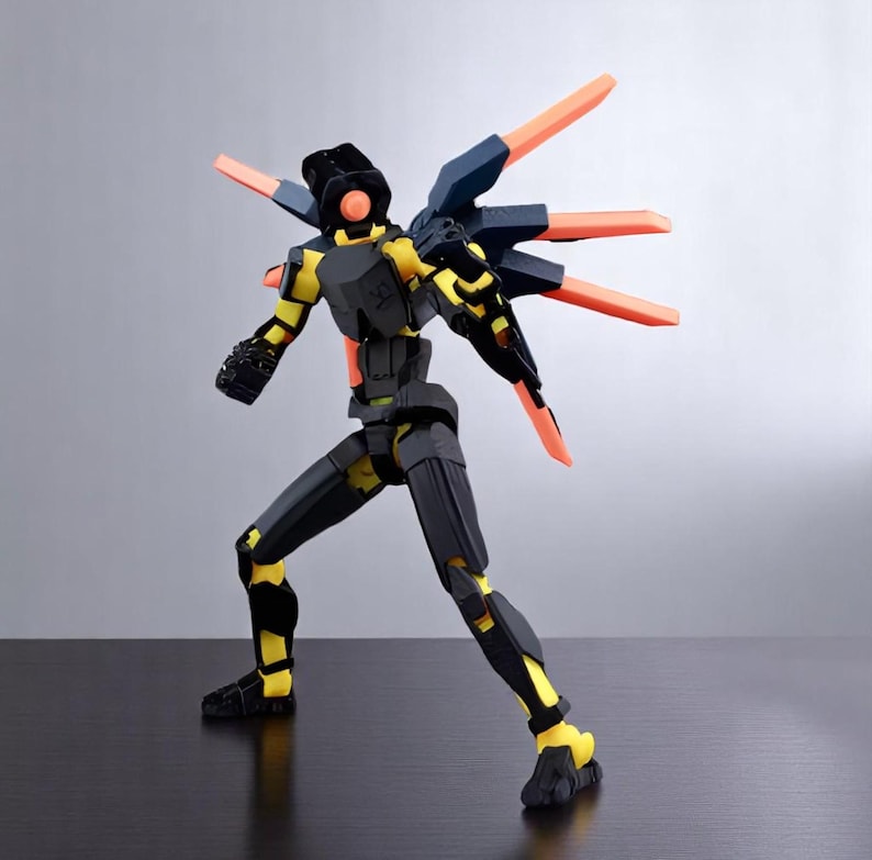 Ultrakill V1 V2 V3 V4 Figures – 3D Printed Robot Toys, Articulated ...